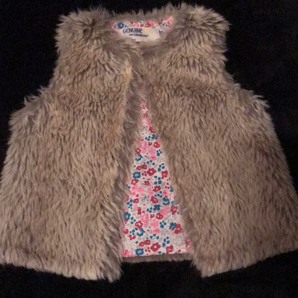 OshKosh B'gosh | Jackets & Coats | Genuine Kids Osh Kosh Toddler Faux Fur Vest 3t | Poshmark